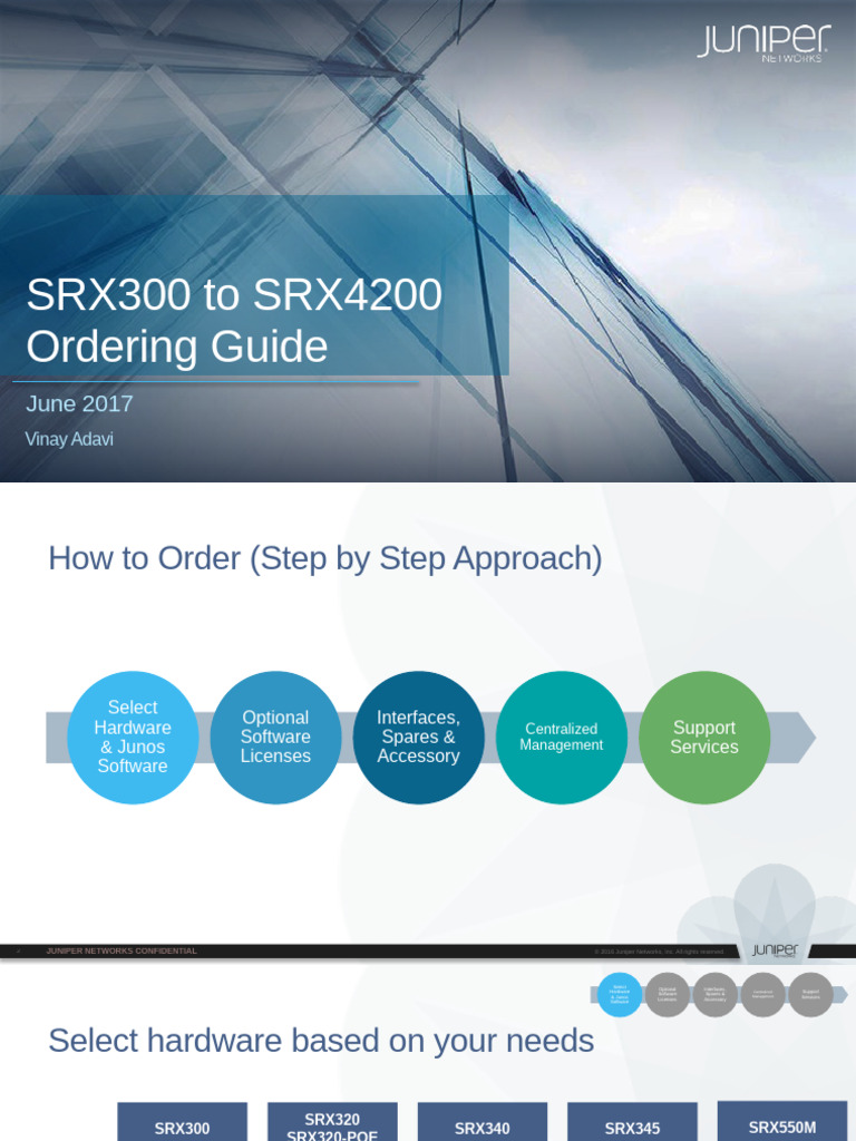Srx300 Srx550 Srx1500 Srx4000 Orderingguide | PDF | Firewall (Computing) | Router (Computing)