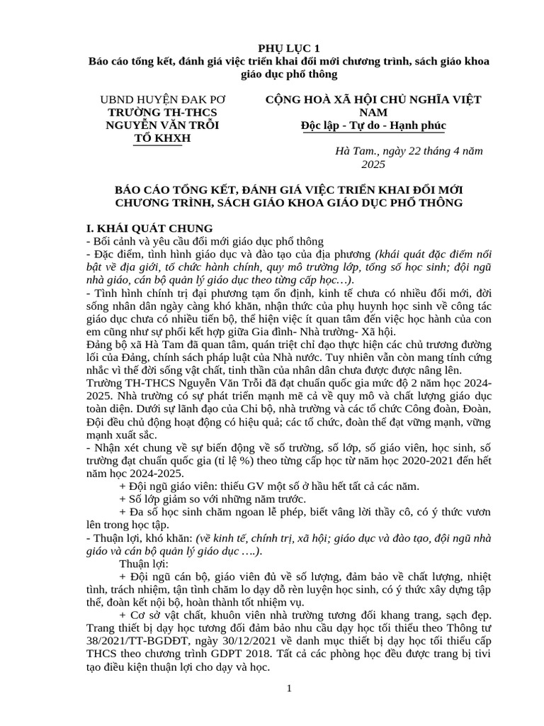 Phu Luc 1 de Cuong T KHXH | PDF