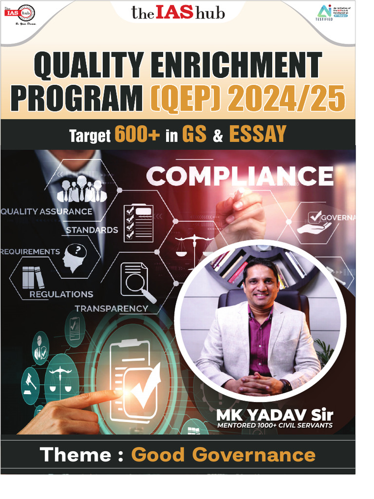 QEP 2024 Theme Good Governance TheIAShub | PDF | Governance | Social Policy