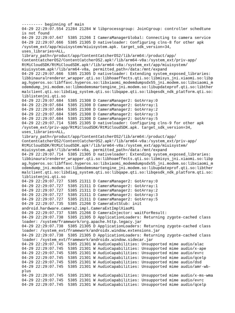 Log Cat 1745942347457 | PDF | Computing | Software
