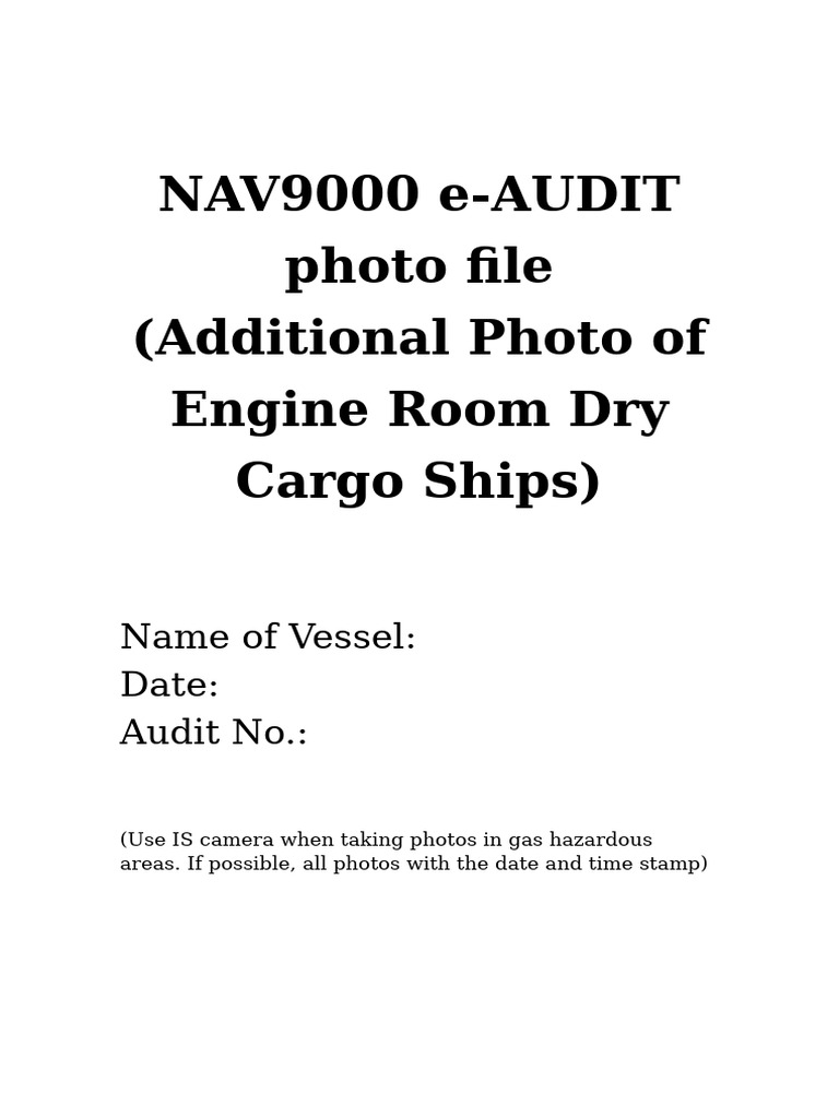 E-Assessment Template 2021 (Engine Room) DRY Ver. 1.0.3 | PDF | Pump ...