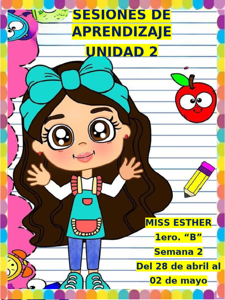 CARÁTULA DE SESIONES DEAPRENDIZAJE 2025 | PDF