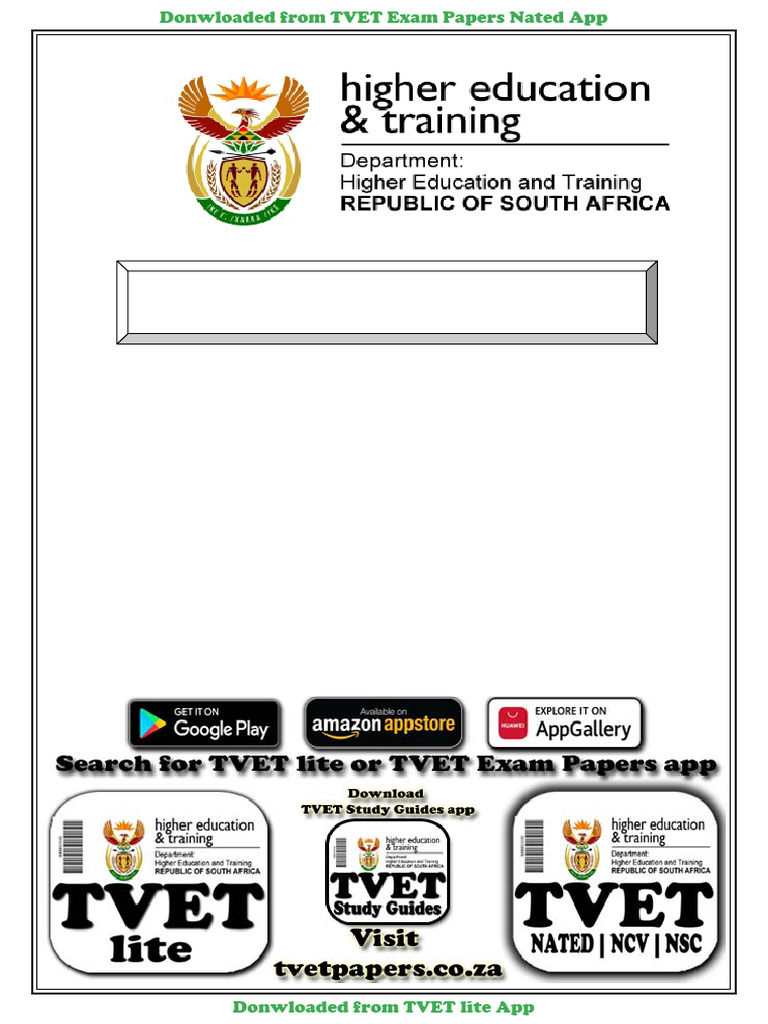 Chemical Technology N6 Memo Nov 2016 | PDF | Heat Transfer | Applied ...