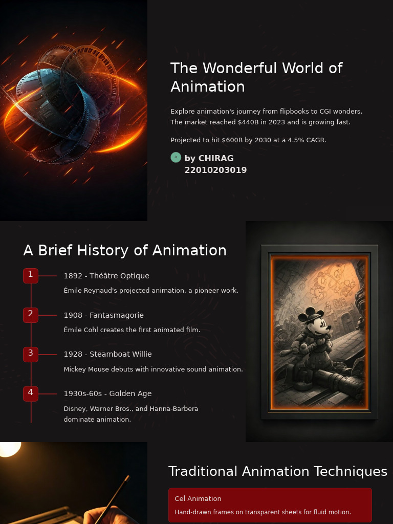 The-Wonderful-World-of-Animation | PDF | Animation | 3 D Computer Graphics