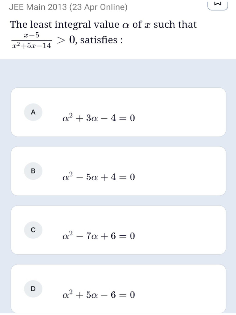 Inequalities PYQ's | PDF