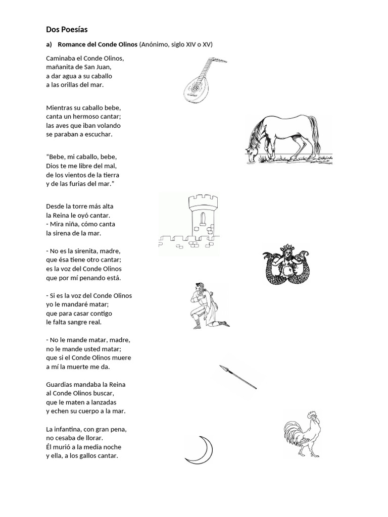 Conde Olinos (Romance) | PDF