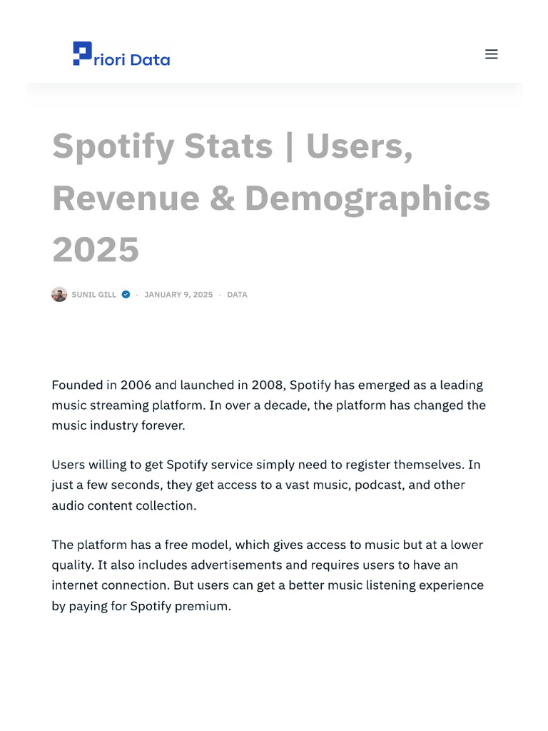 Data Spotify | PDF