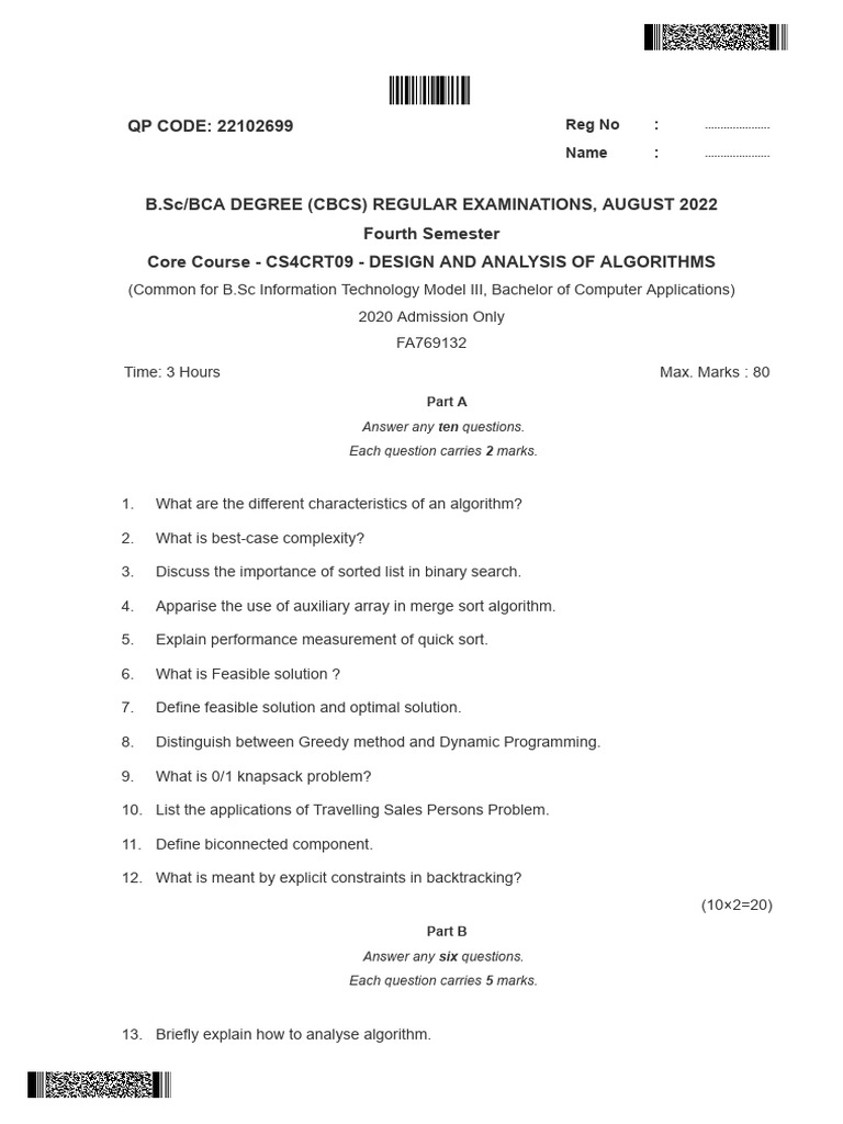 Design And Analysis Of Algorithms Pdf Dynamic Programming Combinatorics