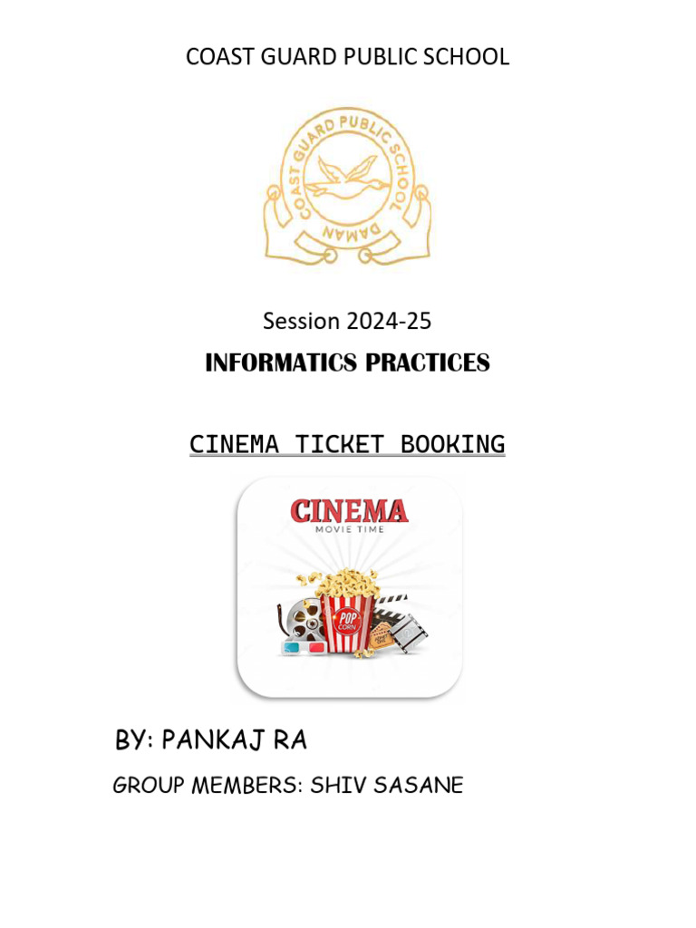 Cinema Booking System-pankaj Raj | PDF | Movie Theater | Computer Architecture