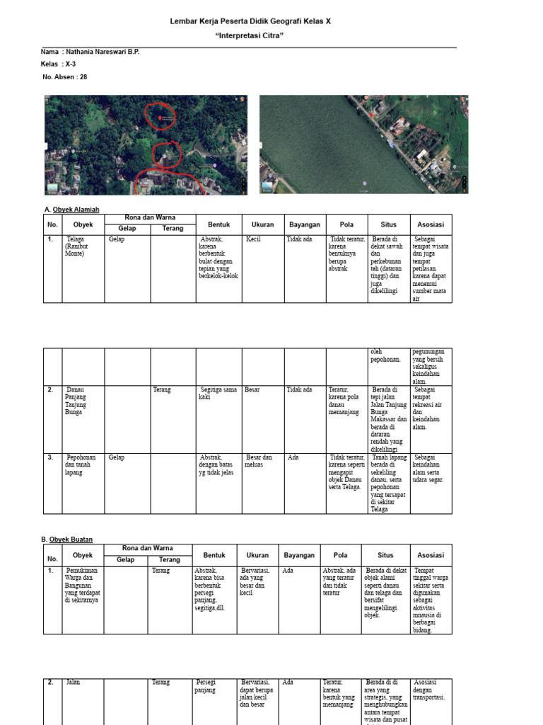 LKPD Interpretasi Citra 2 Edit | PDF