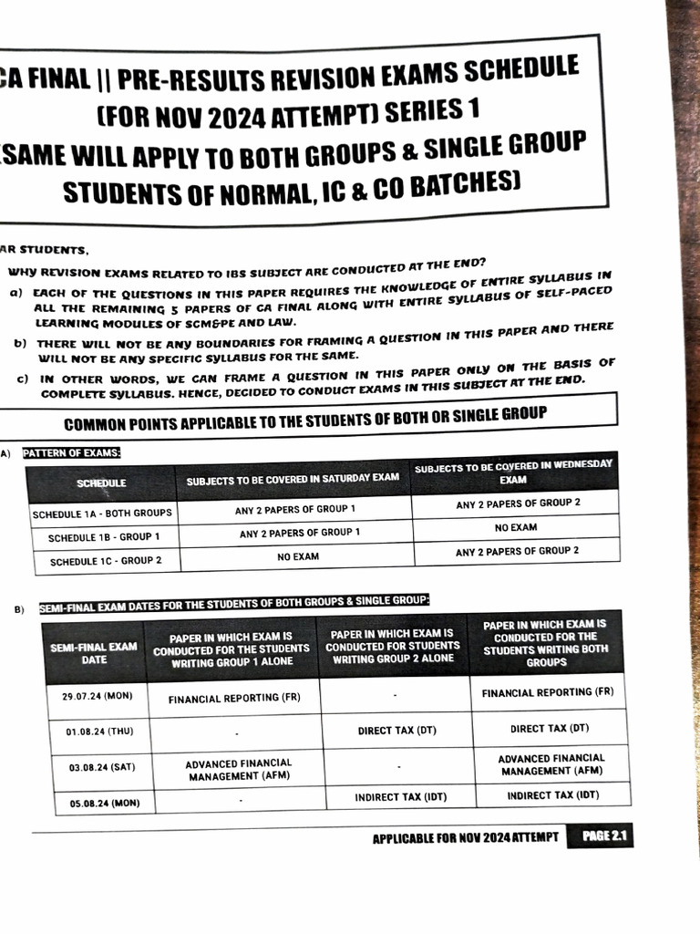 Master Mind Time Table | PDF