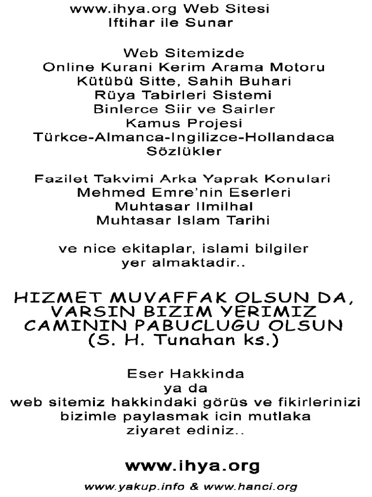 İhya-u Ulumiddin (1.Cilt)-5.Kitap-Zekat Kitabı | PDF