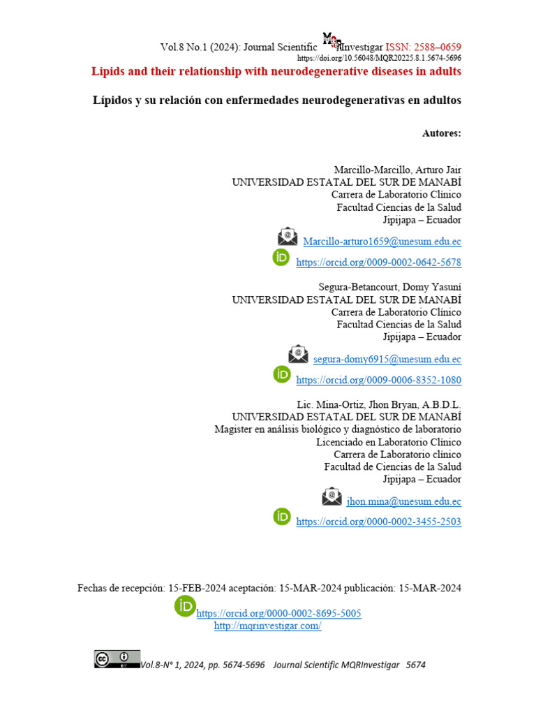Articulo #2 | PDF | Enfermedad de Alzheimer | Lípido