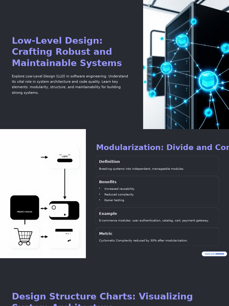 Low Level Design Crafting Robust and Maintainable Systems | PDF | Modular Programming | System