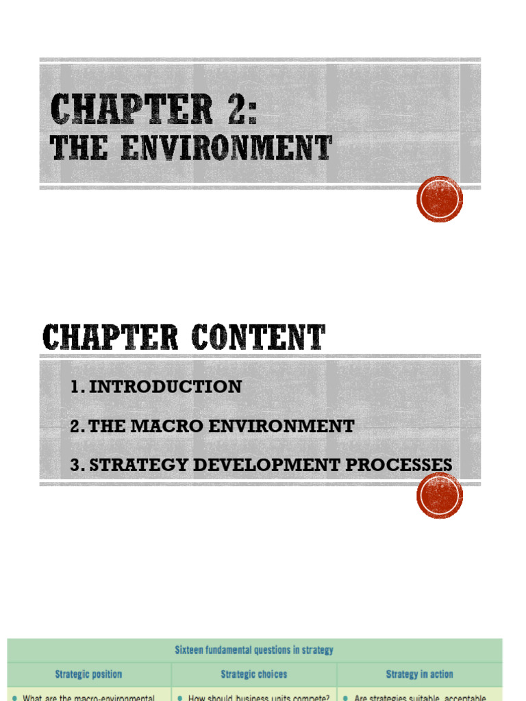 Analyzing the Macro Environment Factors | PDF | Economies | Business ...