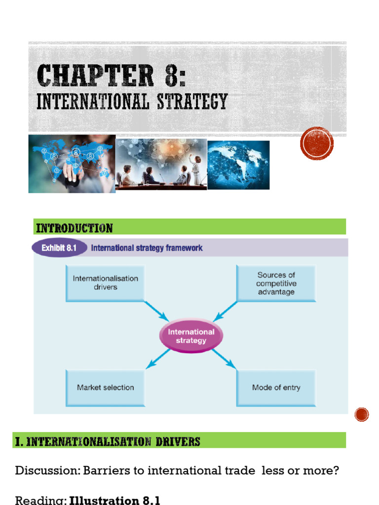 Chapter 8 - INTERNATIONAL STRATEGY | PDF | Internationalization | Market (Economics)