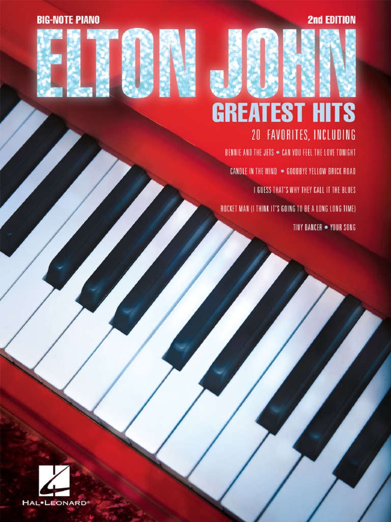 Elton John Greatest Hits Songbook | PDF | Rock Songs | Song Recordings