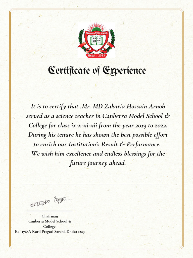 Canberra Model School & College | PDF