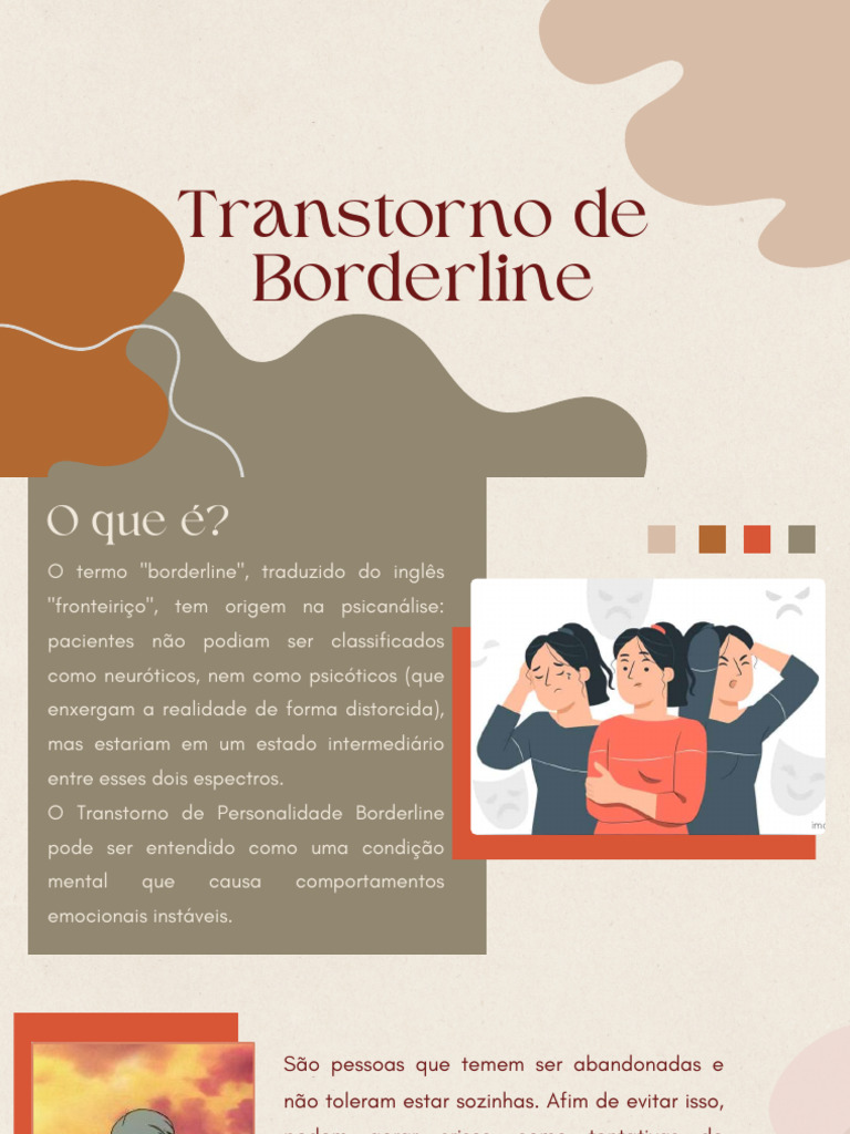 Entendendo o Transtorno Borderline | PDF | Transtorno de personalidade ...