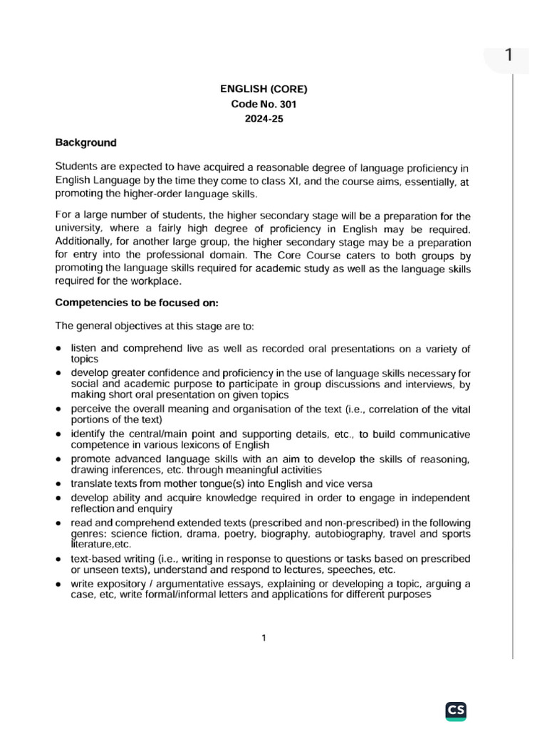 English Core | PDF
