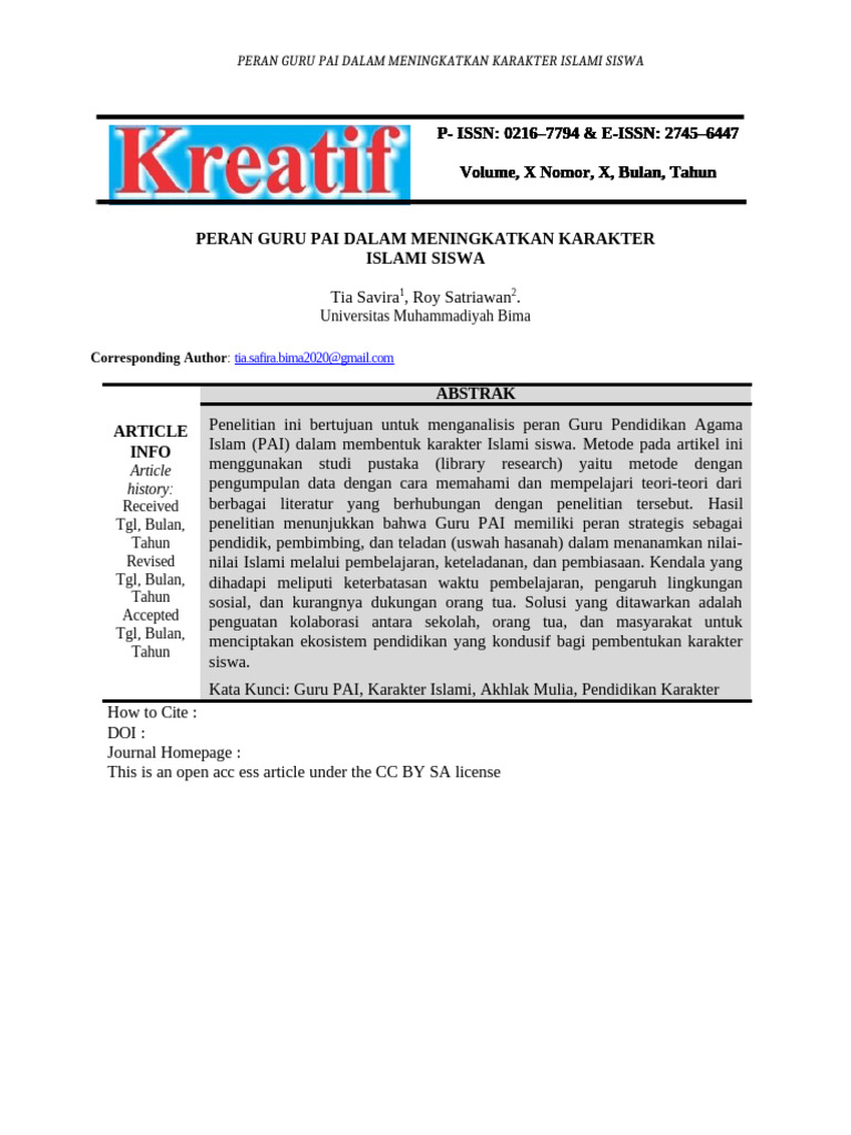 Jurnal Tiara Safira | PDF