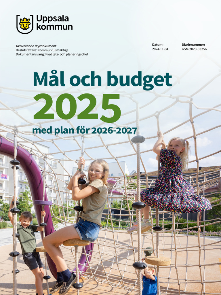 Mal Och Budget 2025 Med Plan For 2026 2027 | PDF