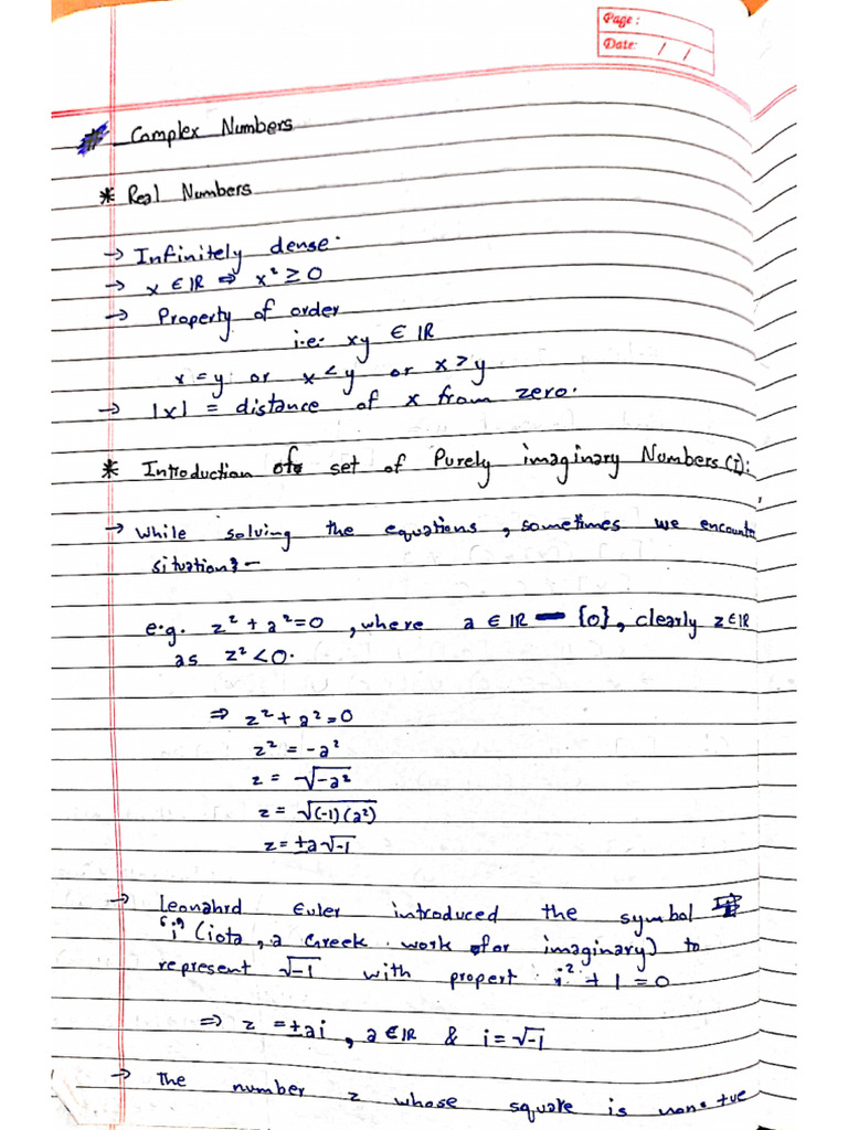 Complex Numbers | PDF