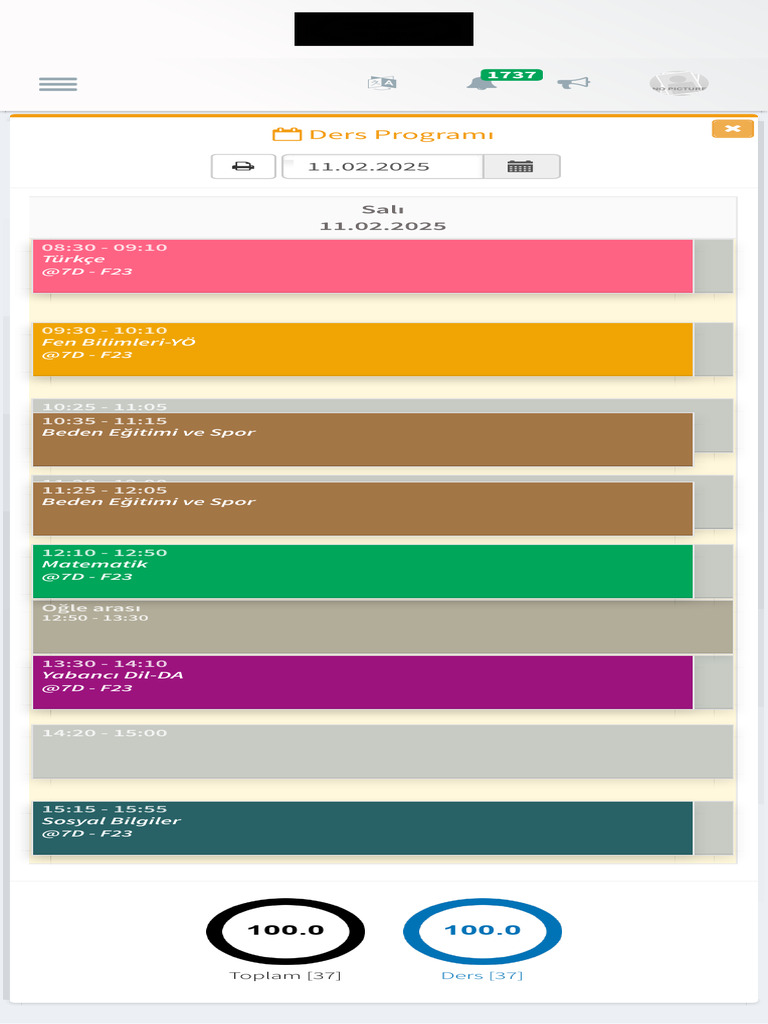 Özel Tarsus SEV Ortaokulu - SmartClass Okul İşletim Sistemi | PDF