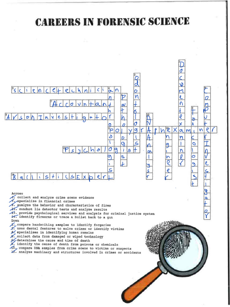Careers in Forensic Science | PDF | Forensic Science | Crime Scene