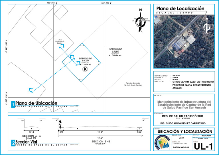 Plano de Ubicacion - Captuy-Moro | PDF | Geodesia | Cartografía