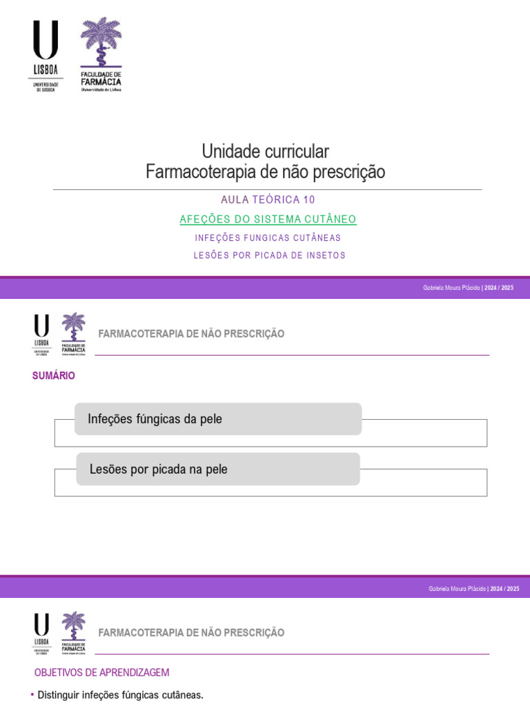 Infeções Fúngicas Cutâneas e Tratamento | PDF | Candidíase | Unha
