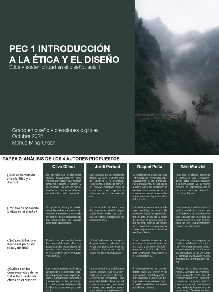 Ética y Sostenibilidad en el Diseño | PDF | Diseño | Sustentabilidad
