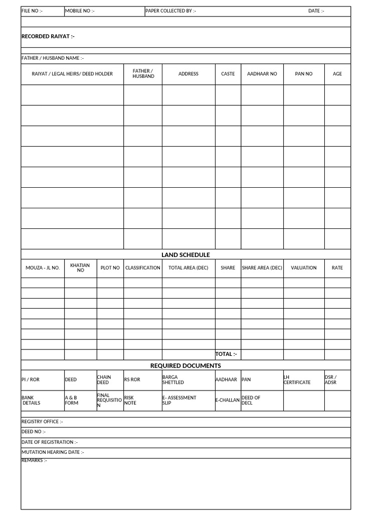 File Top Sheet | PDF