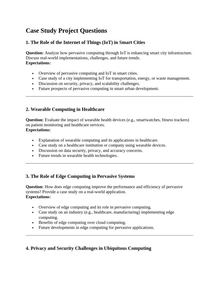 Case Study Project Question1 | PDF | Internet Of Things | Computer Security