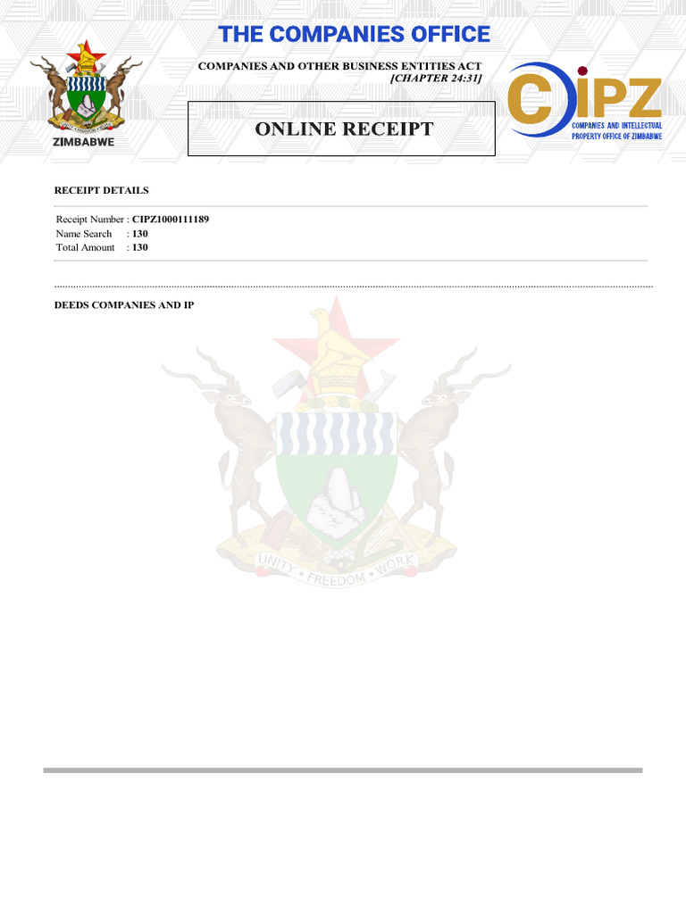 Receipt Details | PDF