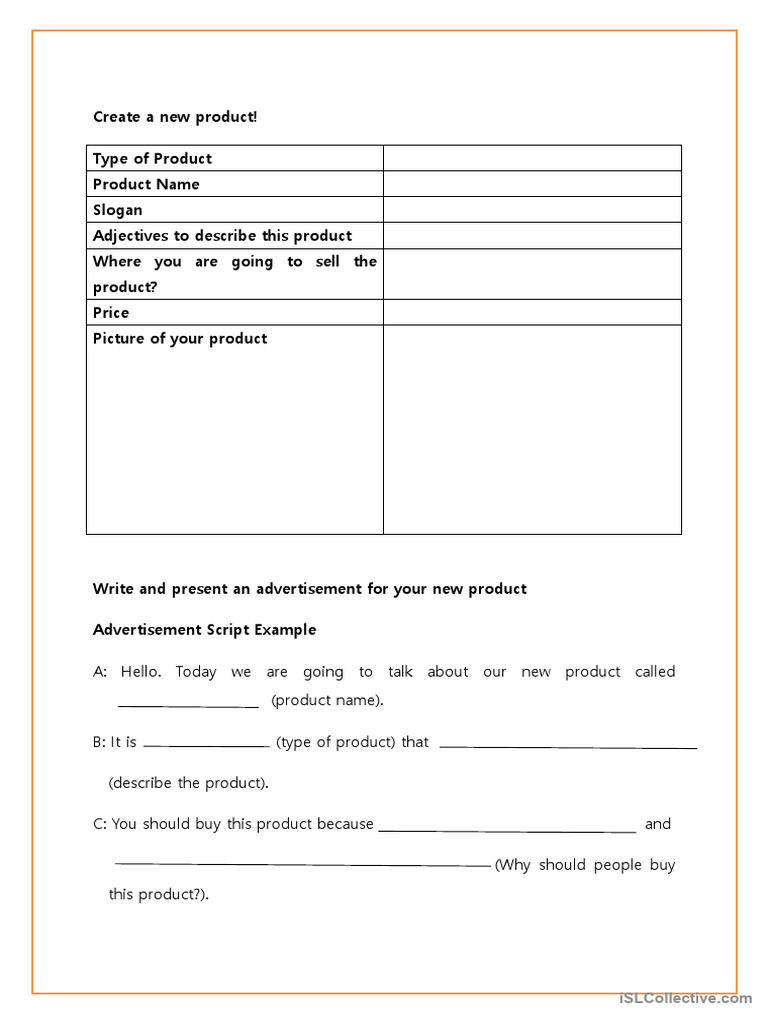 New Product Advertisement Guide | PDF