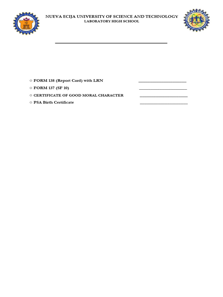 Conditional Admission Contract 2025 | PDF