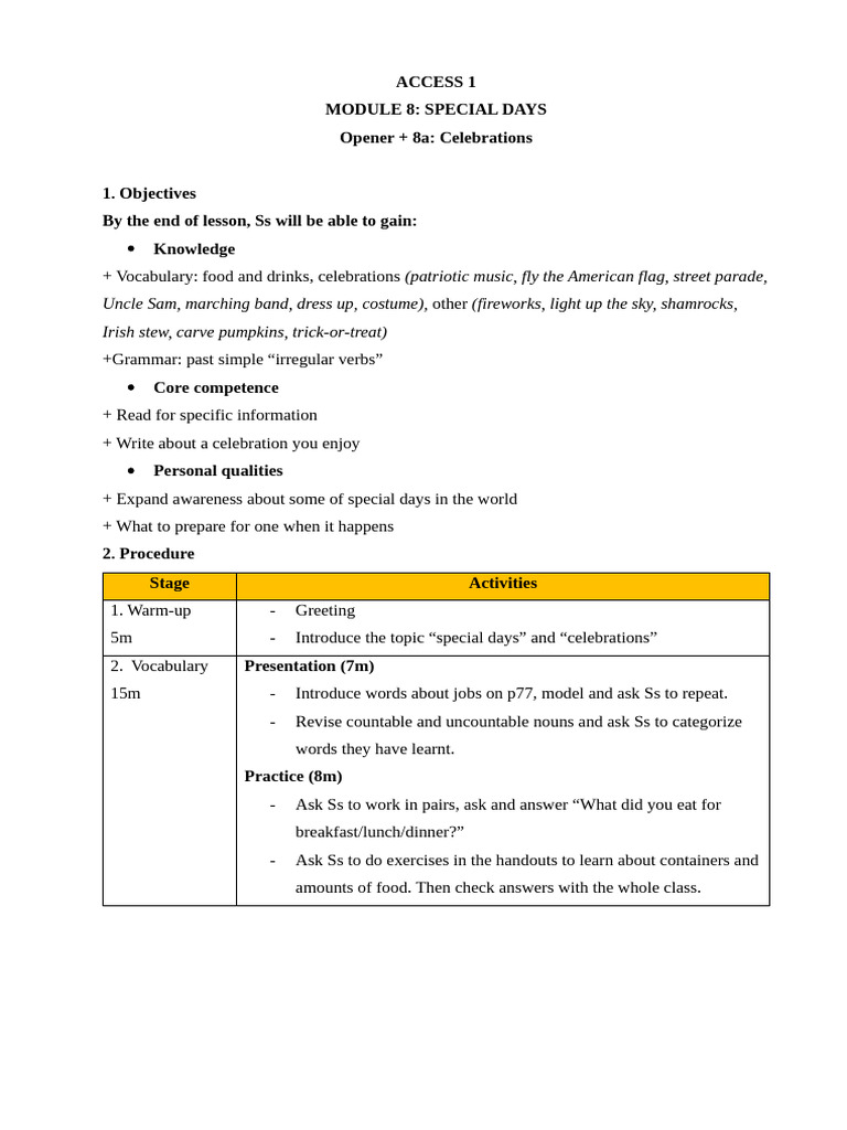 Triệu Thị Hiền - NVSP THCS NEC | PDF | Vocabulary | Linguistics