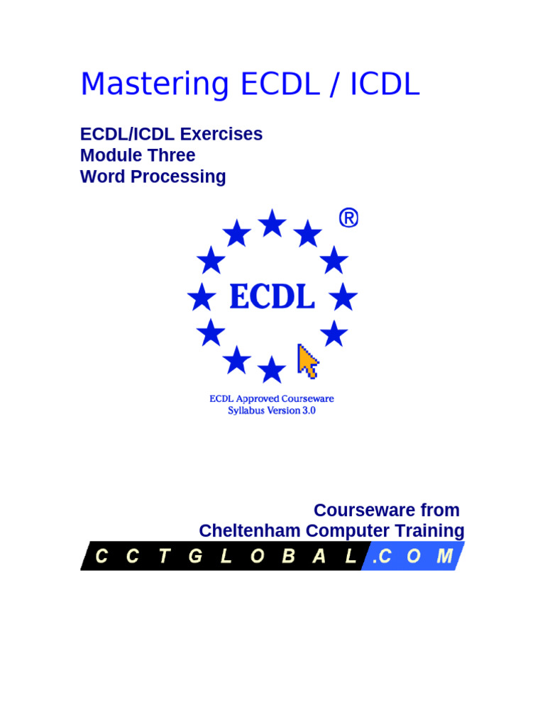 Ecdl Exercises Module 3 | PDF | Software | Computing