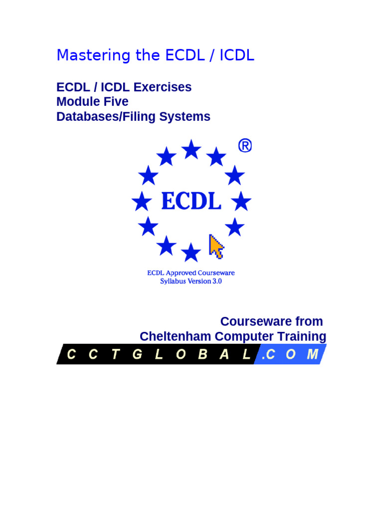 Ecdl Exercises Module 5 | PDF | Page Layout | Icon (Computing)
