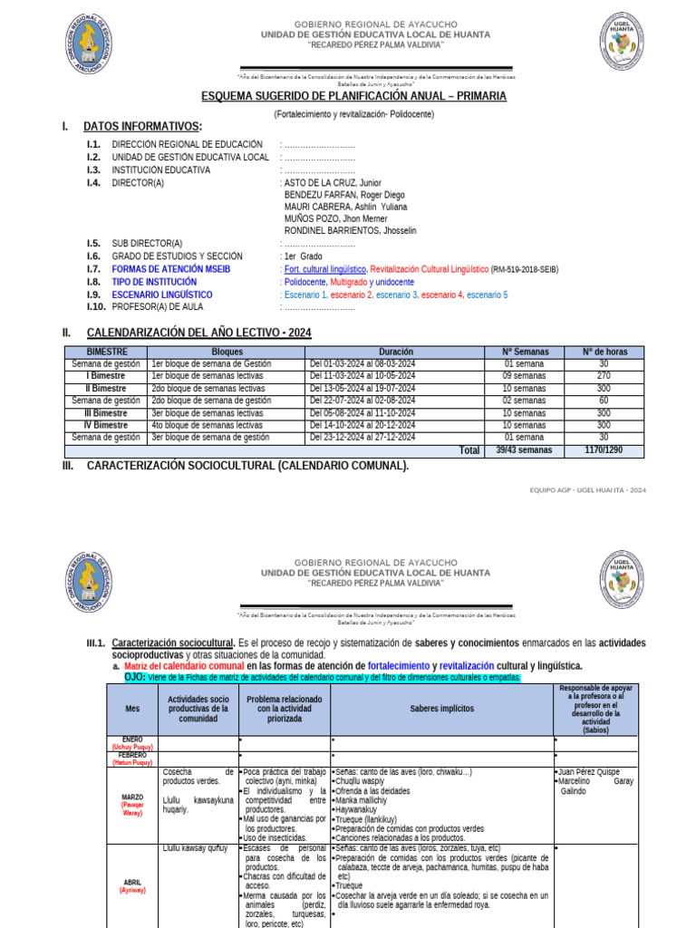 Esquema-PA-Primaria - EIB FCL y RCLHHHHHHHH | PDF | Multilingüismo | Sustracción