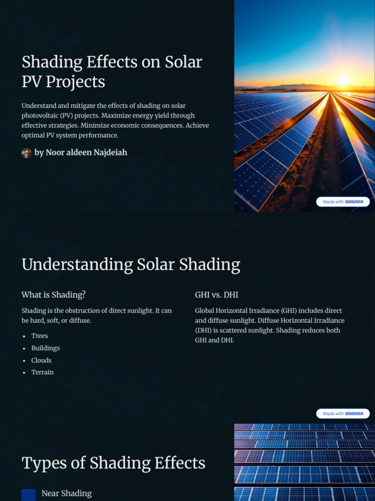 Shading-Effects-on-Solar-PV-Projects | PDF