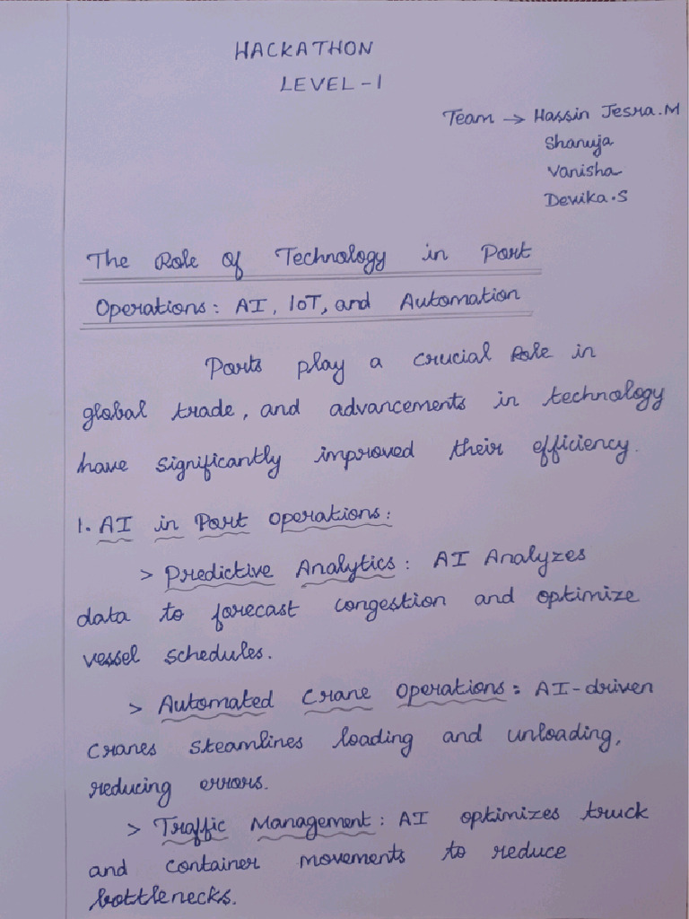 Hackathon Level 1 | PDF