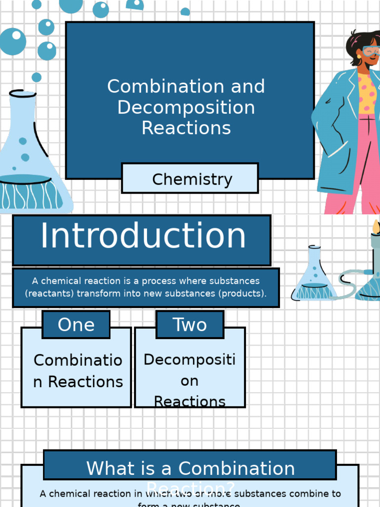Combination and Decomposition Reactions | PDF