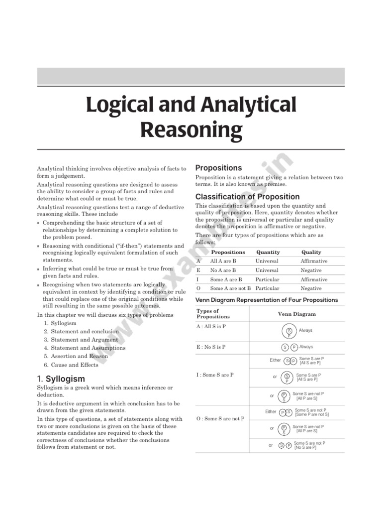 Arihant Logical and Analytical Reasoning | PDF | Logic | Reason