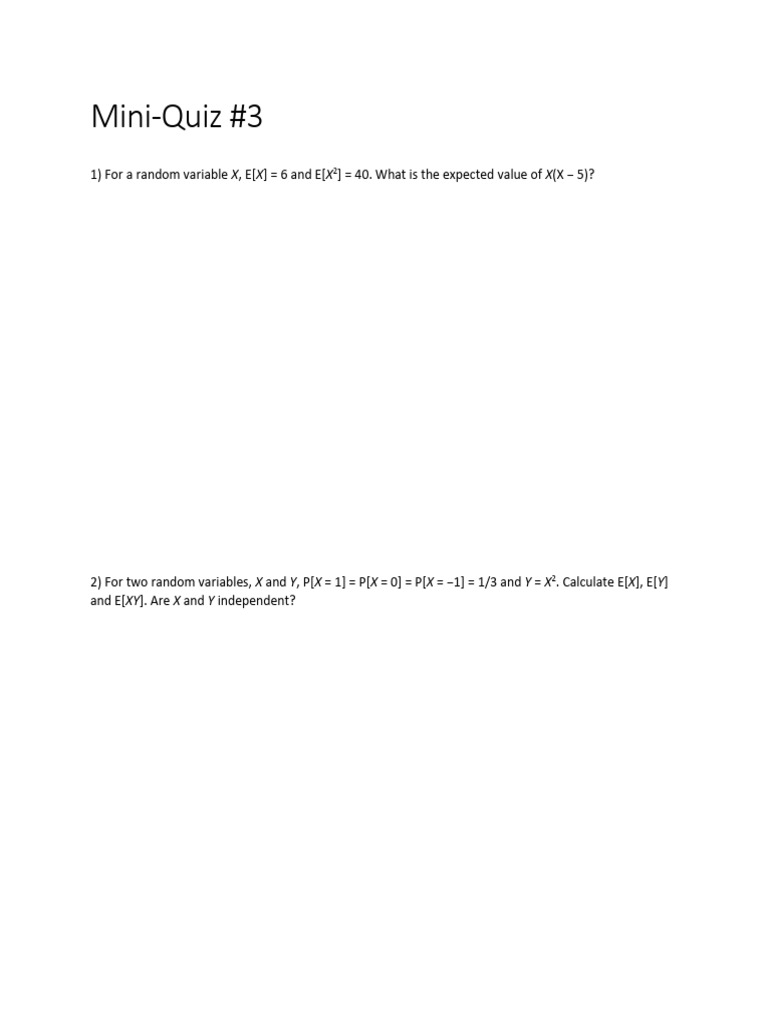 Mini Quizzes - Ba.03.03 | PDF