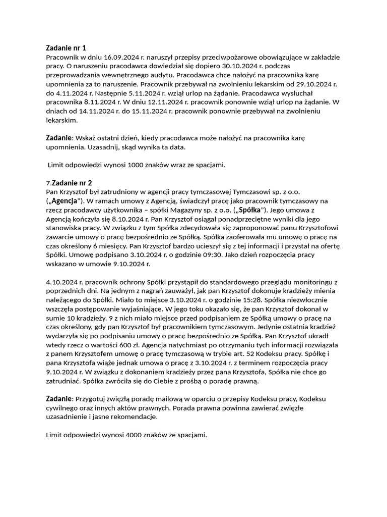 Konkurs - Prawo Pracy | PDF