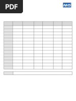 Home Blood Pressure Diary Template | PDF | Blood Pressure | Hypertension