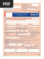 Fixed Deposit Form | PDF