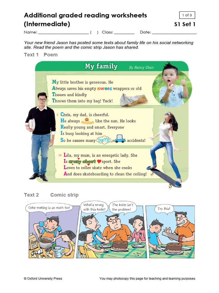 Secondary One English Reading | PDF